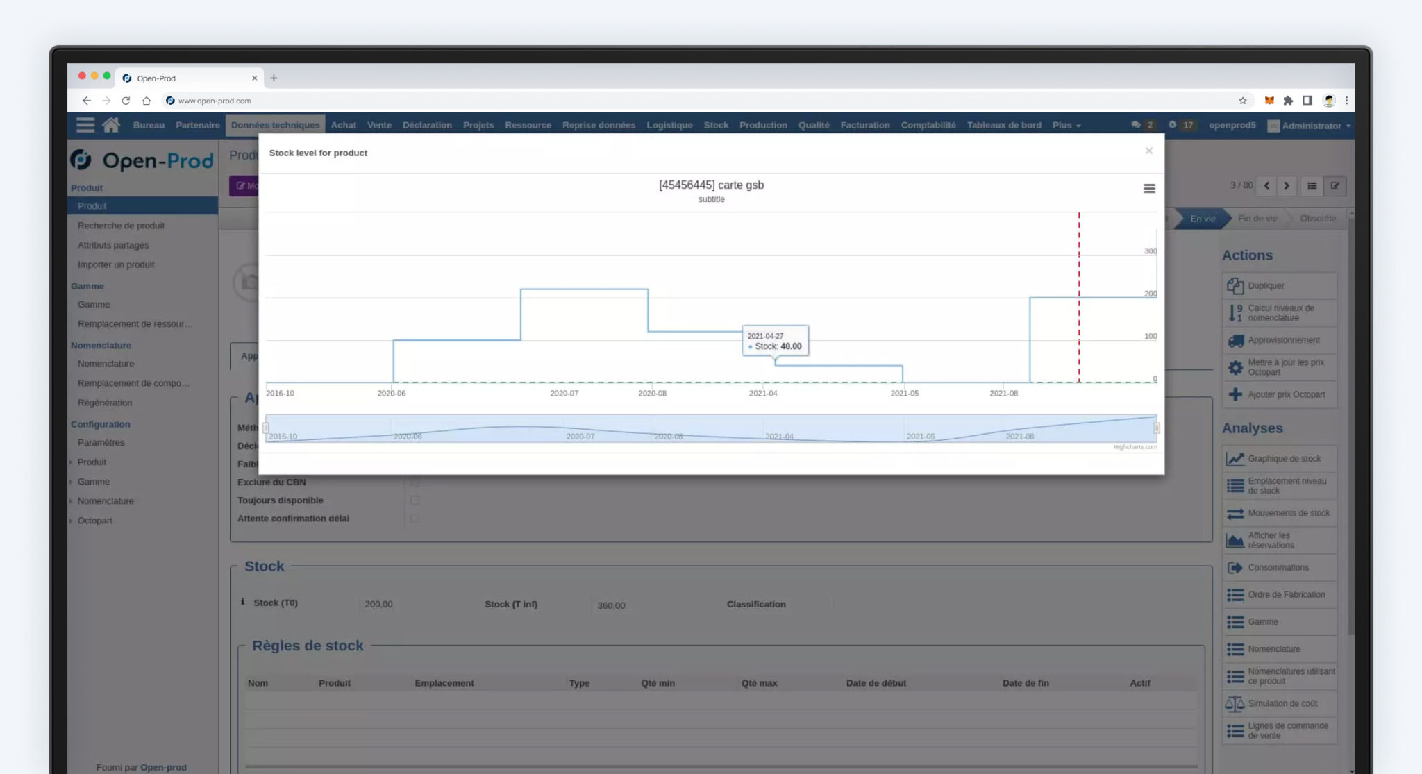 Logiciel ERP de gestion des stocks - Open-Prod